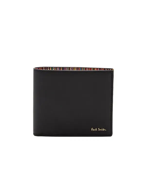 Paul Smith Signature Stripe Interior Billfold Wallet - Black