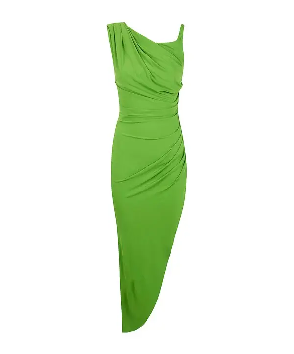 Elisabetta Franchi Draped Asymmetric Dress