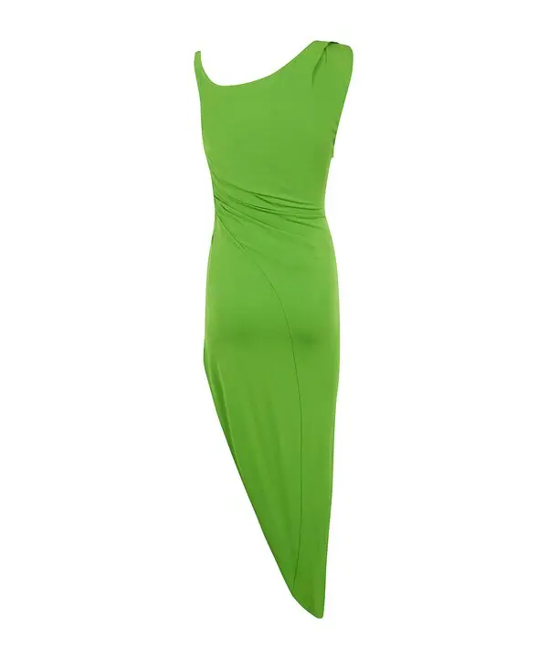 Elisabetta Franchi Draped Asymmetric Dress