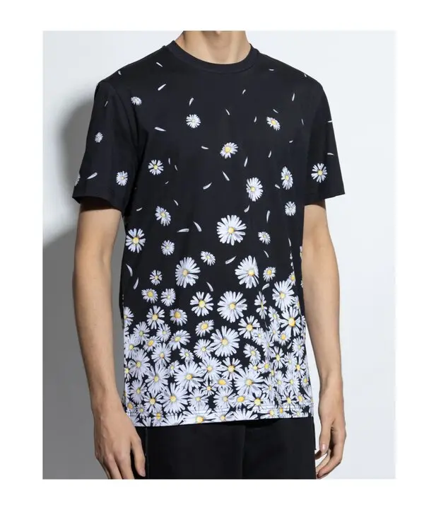 Moschino Floral Printed Crewneck T-shirt