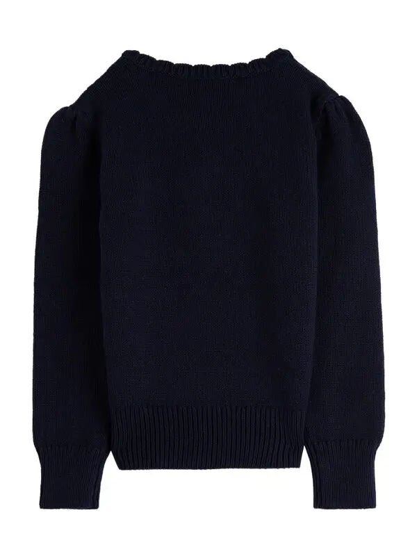 Polo Ralph Lauren Embroidered Bear Pullover - Blue