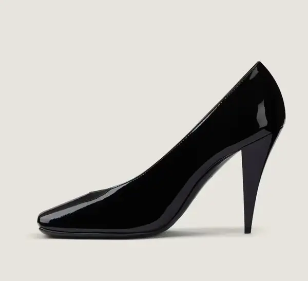 Givenchy Sliced Square-toe Pumps - Black