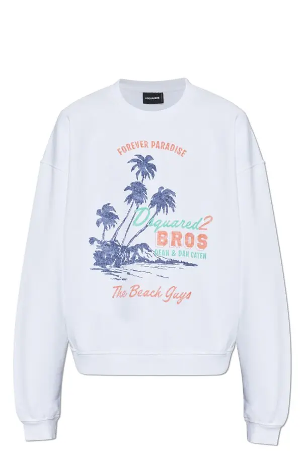 Dsquared2 Pattern-printed Crewneck Sweatshirt