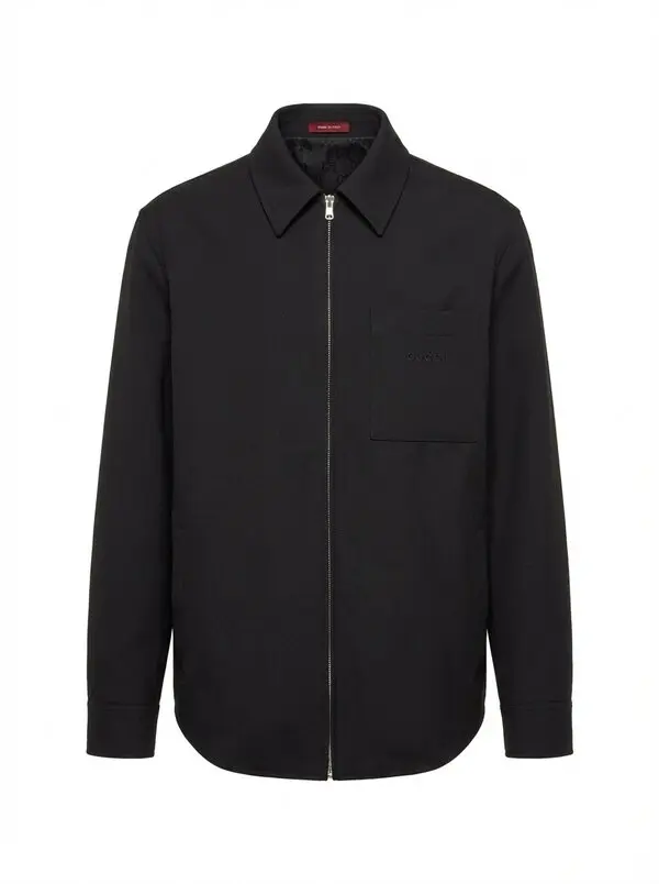 Gucci Twill Zip Overshirt