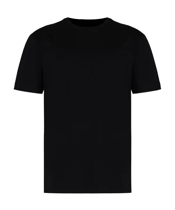 Zegna Crew Neck Cotton T-shirt - Black