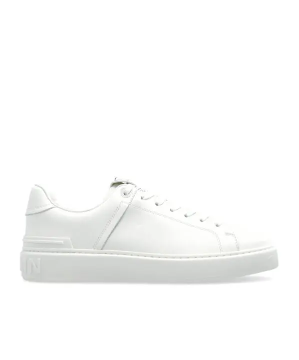Balmain B Court Sport Lace-up Sneakers - White