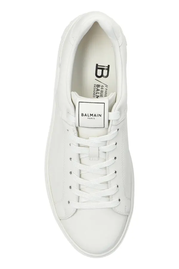 Balmain B Court Sport Lace-up Sneakers - White