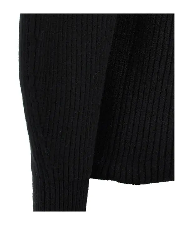 JIL SANDER Crewneck Puff Sleeve Knit Pullover