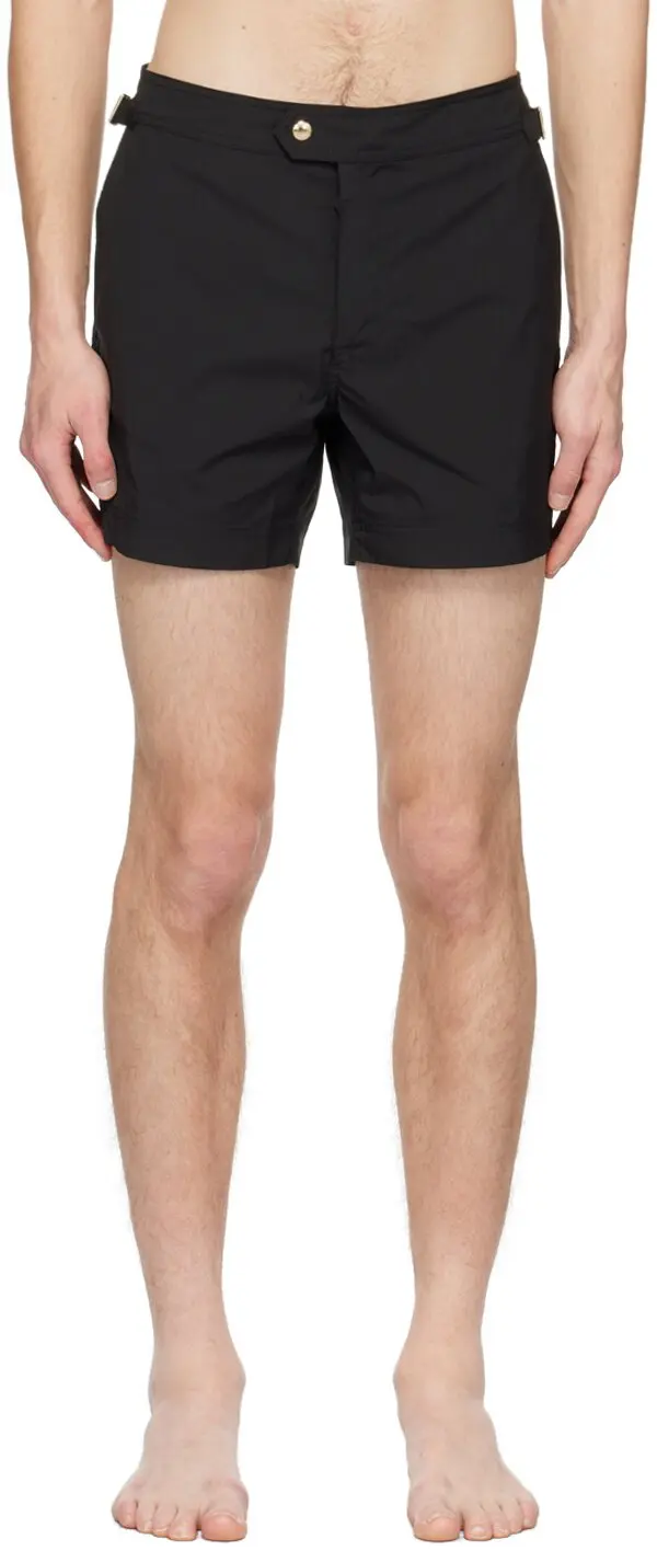 TOM FORD Mid-rise Buckled Swim Shorts