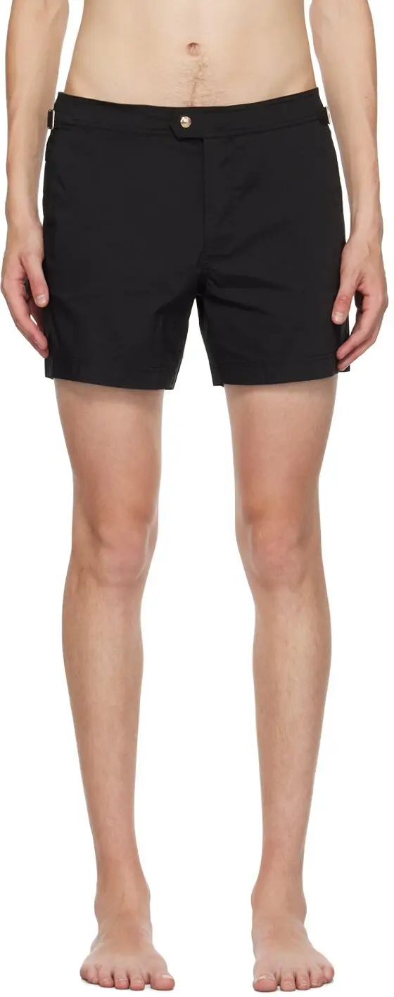 TOM FORD Mid-rise Buckled Swim Shorts