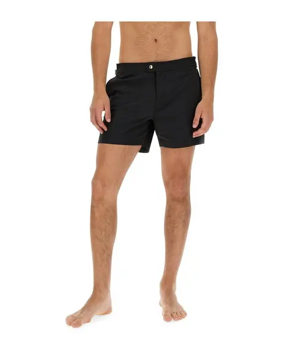 TOM FORD Mid-rise Buckled Swim Shorts