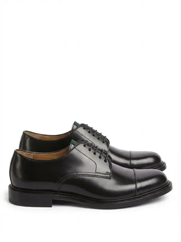 Gucci Cap Toe Lace Up Derby Shoes