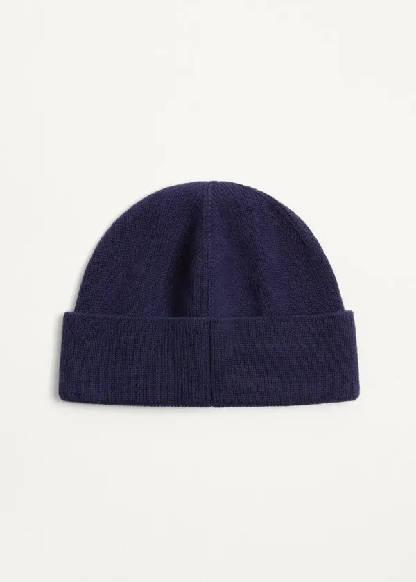 Valentino Garavani Logo Embroidered Beanie - Blue