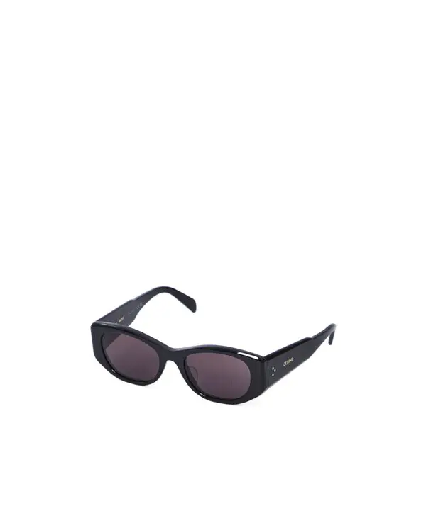 Celine Rectangular Acetate Sunglasses - Black