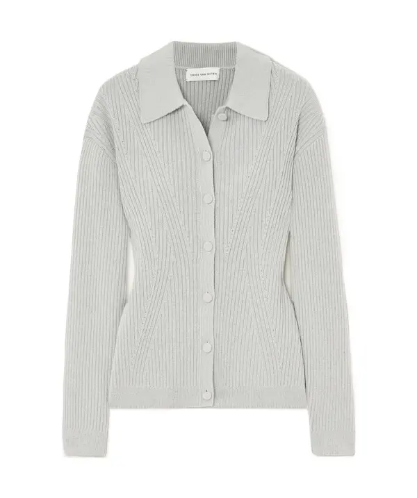 Dries Van Noten Ribbed Cardigan