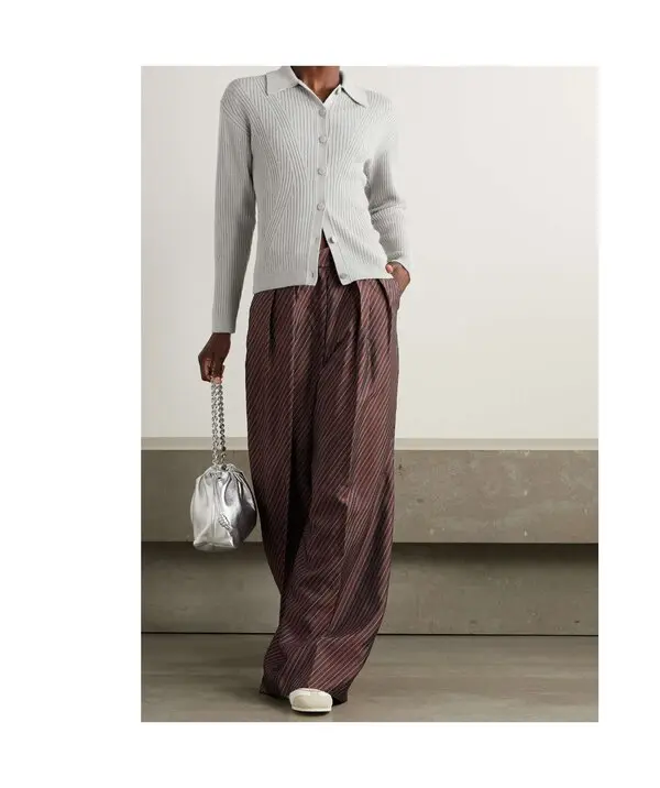Dries Van Noten Ribbed Cardigan