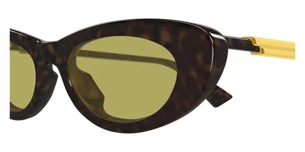 Bottega Veneta Cat Eye Tortoiseshell Full Rim Sunglasses
