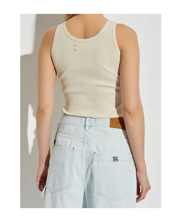 Amiri Ribbed Sleeveless Tank Top