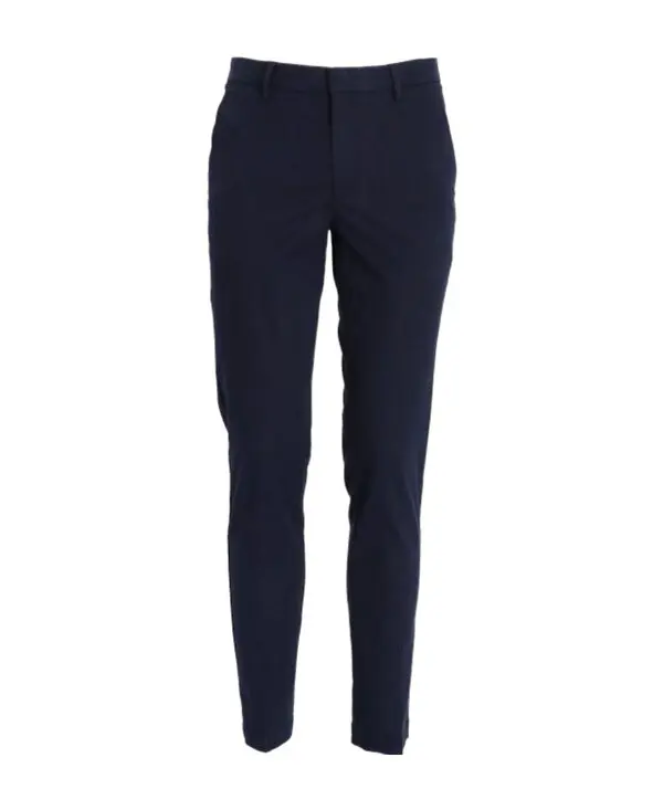 Hugo Boss Straight-leg Trousers With Logo Detail - Black