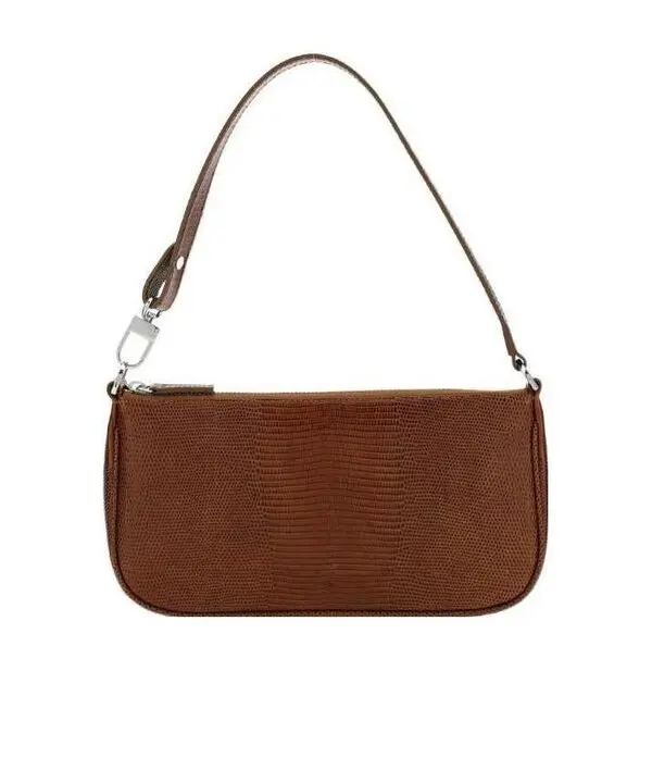 By Far Logo Handbag - Brown
