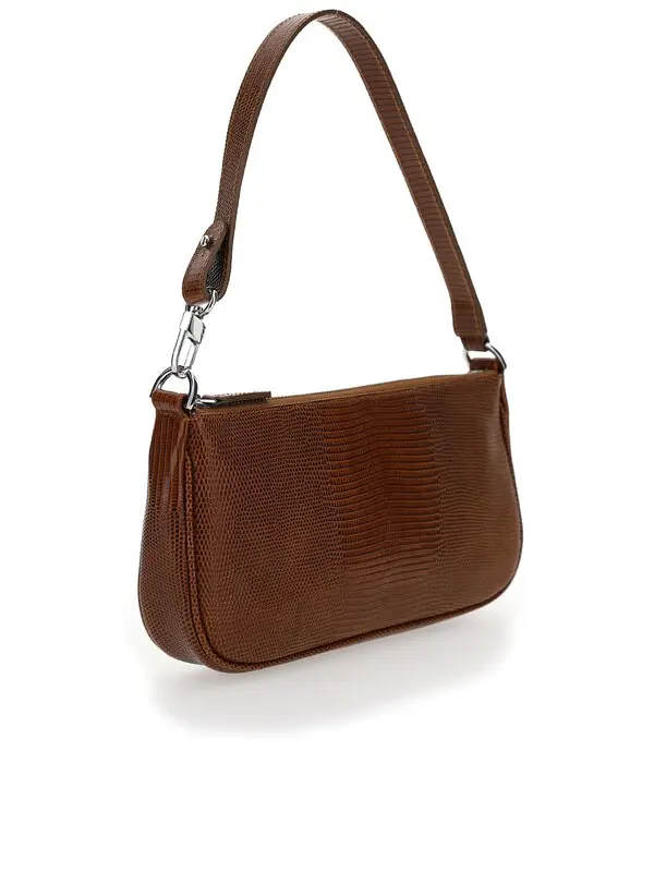 By Far Logo Handbag - Brown