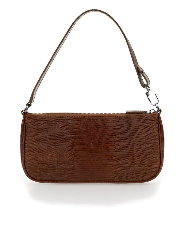 By Far Logo Handbag - Brown