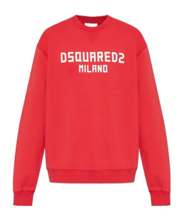 Dsquared2 Milano Cool Fit Crewneck Sweatshirt - Red
