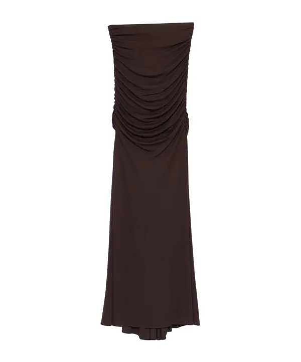 Elisabetta Franchi Pleated Midi Skirt