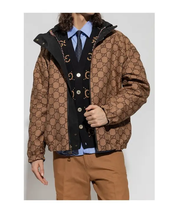 Gucci Reversible Gg Canvas Jacket