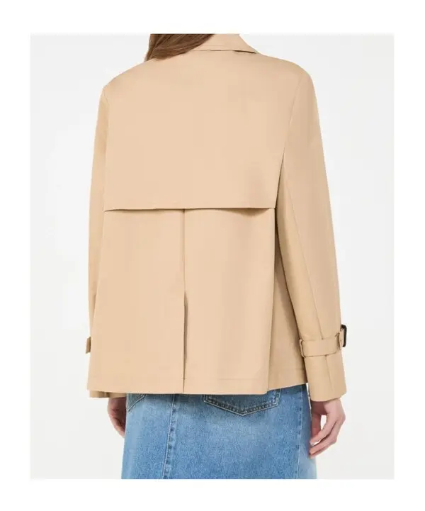 Max Mara Double-breasted Trench Jacket - Beige