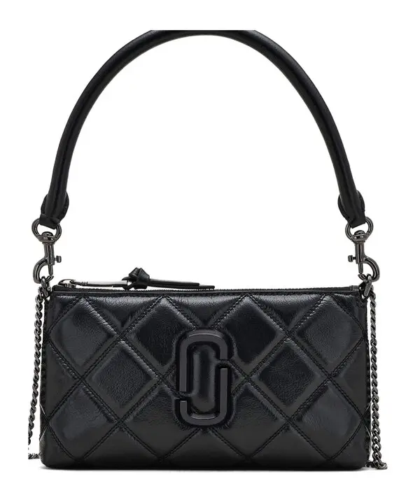 Marc Jacobs The Quilted Snapshot Convertible Shoulder Bag By - Black