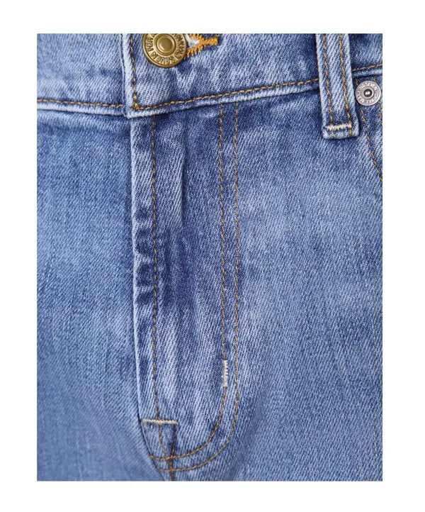 7 For All Mankind Straight-leg Jeans - Blue