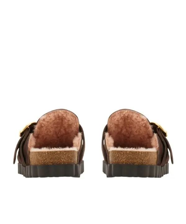 FERRAGAMO Gancini Clog With Rippled Sole