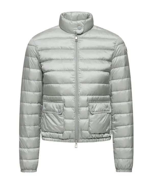 Moncler Lans Zip-up Short Padded Jacket - Grey