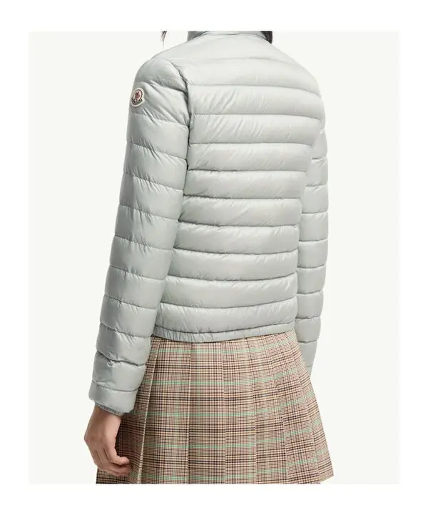 Moncler Lans Zip-up Short Padded Jacket - Grey
