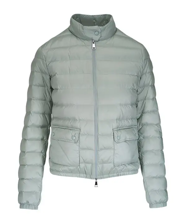 Moncler Lans Zip-up Short Padded Jacket - Grey