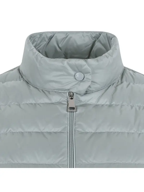 Moncler Lans Zip-up Short Padded Jacket - Grey