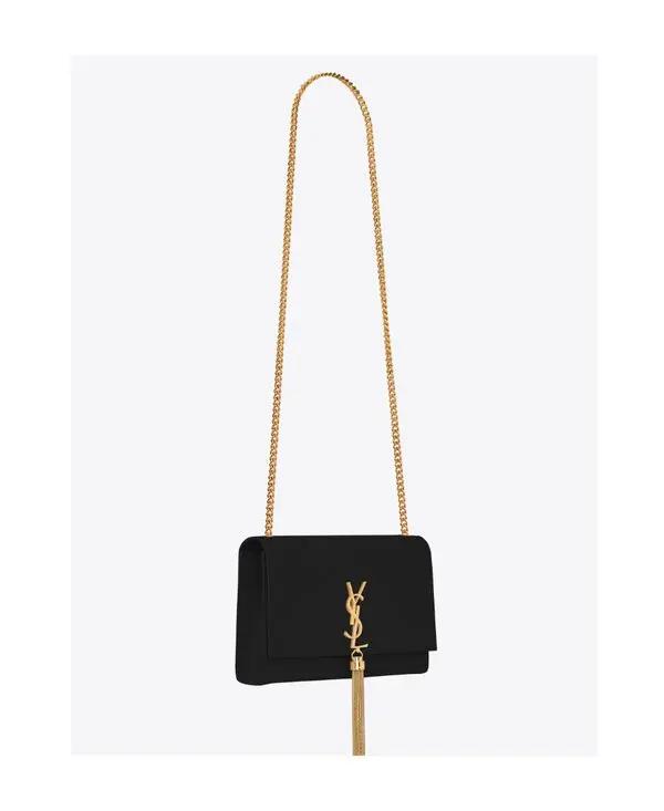 Saint Laurent Kate Medium Shoulder Bag - Black