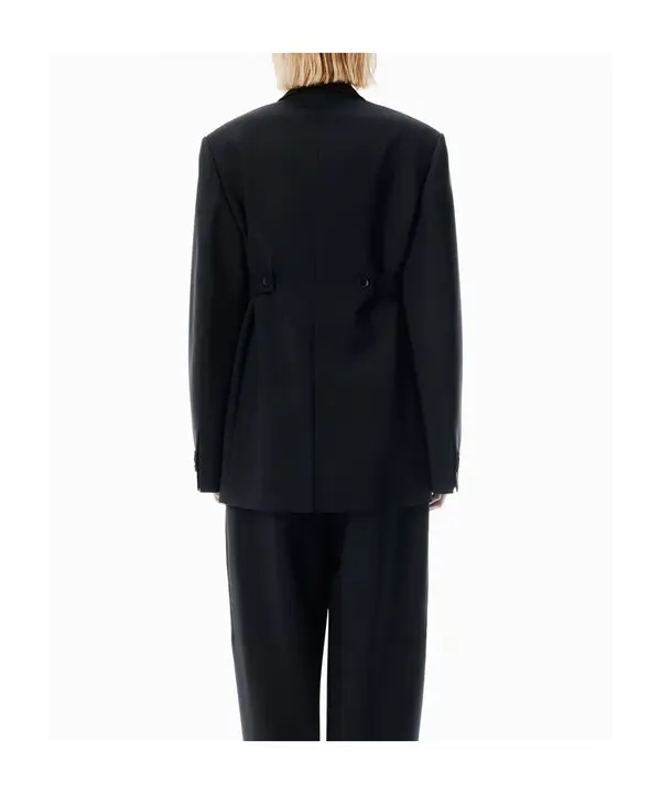 Alexander Wang Logo Patch Single-breasted Blazer