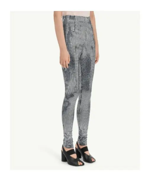 MAISON MARGIELA High-waisted Sequinned Trousers