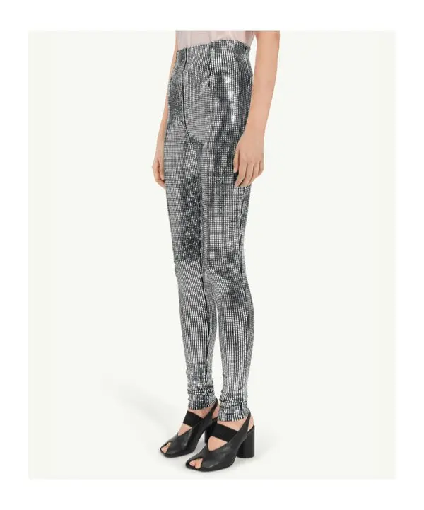 MAISON MARGIELA High-waisted Sequinned Trousers