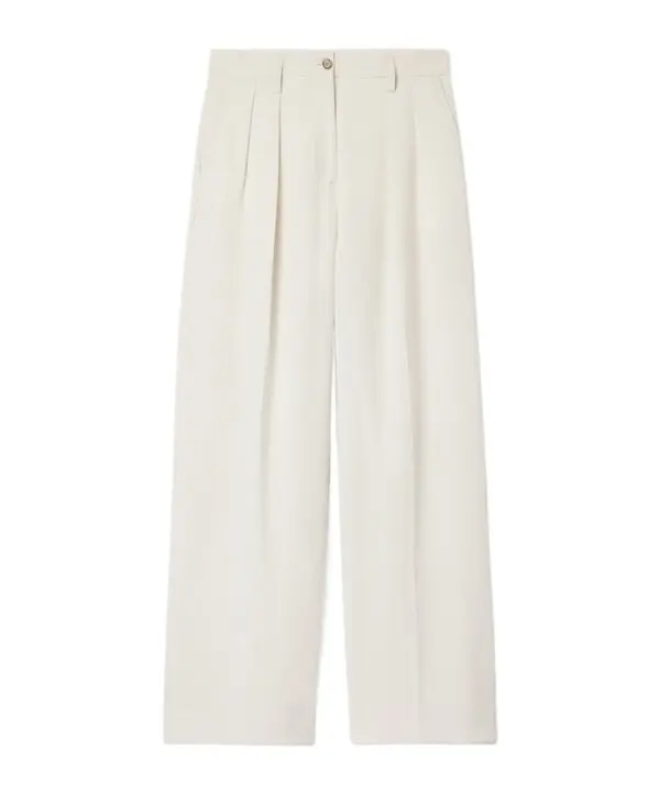 Filippa K Pleated Wide-leg Tailored Trousers