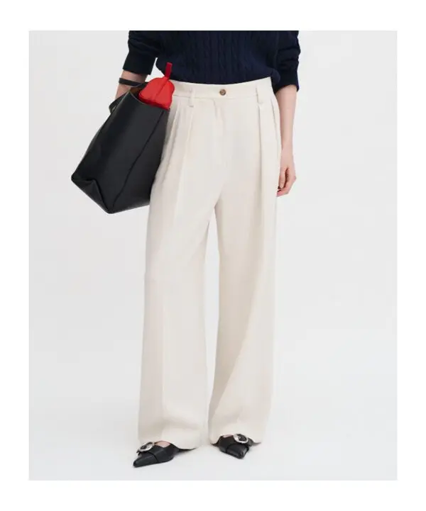 Filippa K Pleated Wide-leg Tailored Trousers