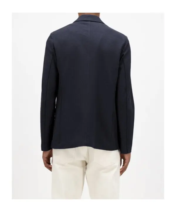 Harris Wharf London Textured Two-button Blazer - Black