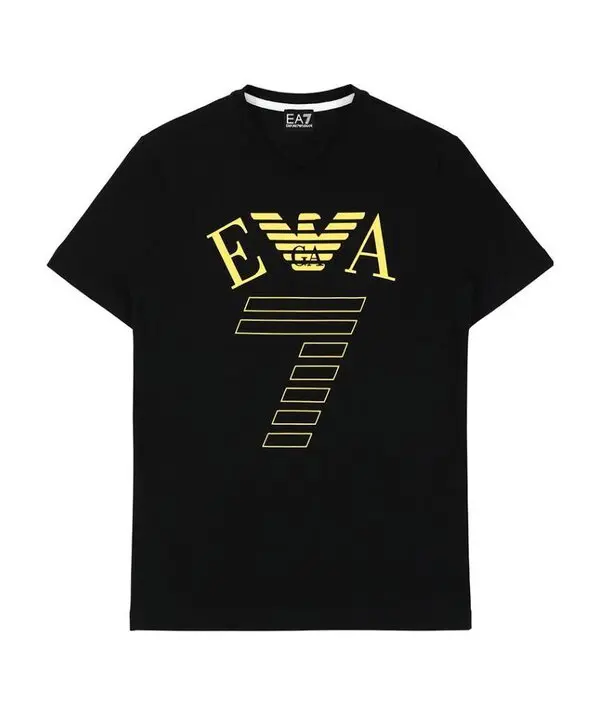 EA7 Logo T-shirt With Round Neck