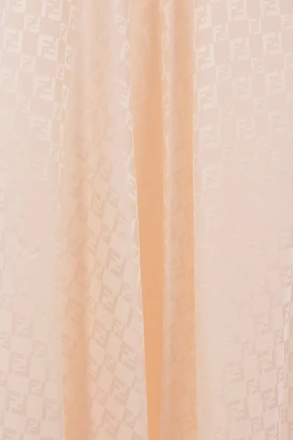 Fendi Printed Flared Midi Skirt