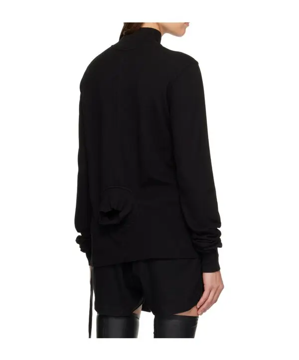 Rick Owens Double-layer Turtleneck Sweater - Black
