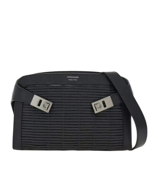 FERRAGAMO Hug Crossbody Bag - Black