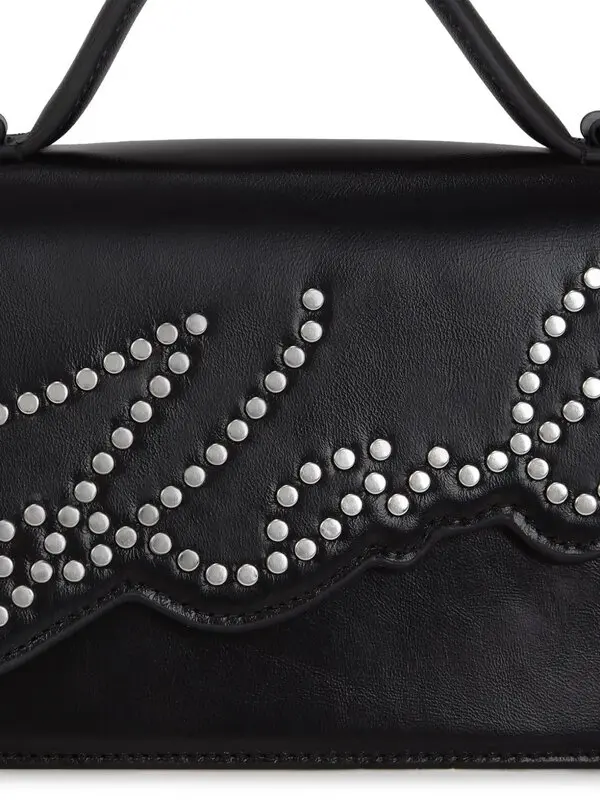 Karl Lagerfeld Signature Studded Cross Body Bag