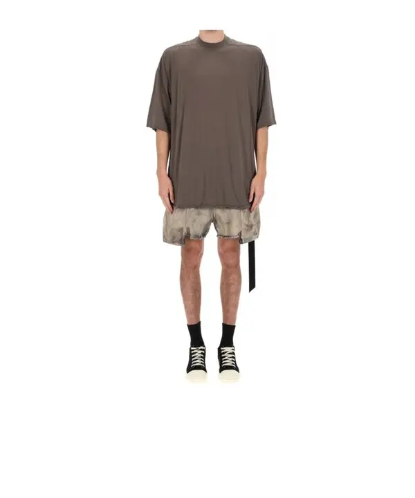 Rick Owens Oversized Crewneck T-shirt - Gray